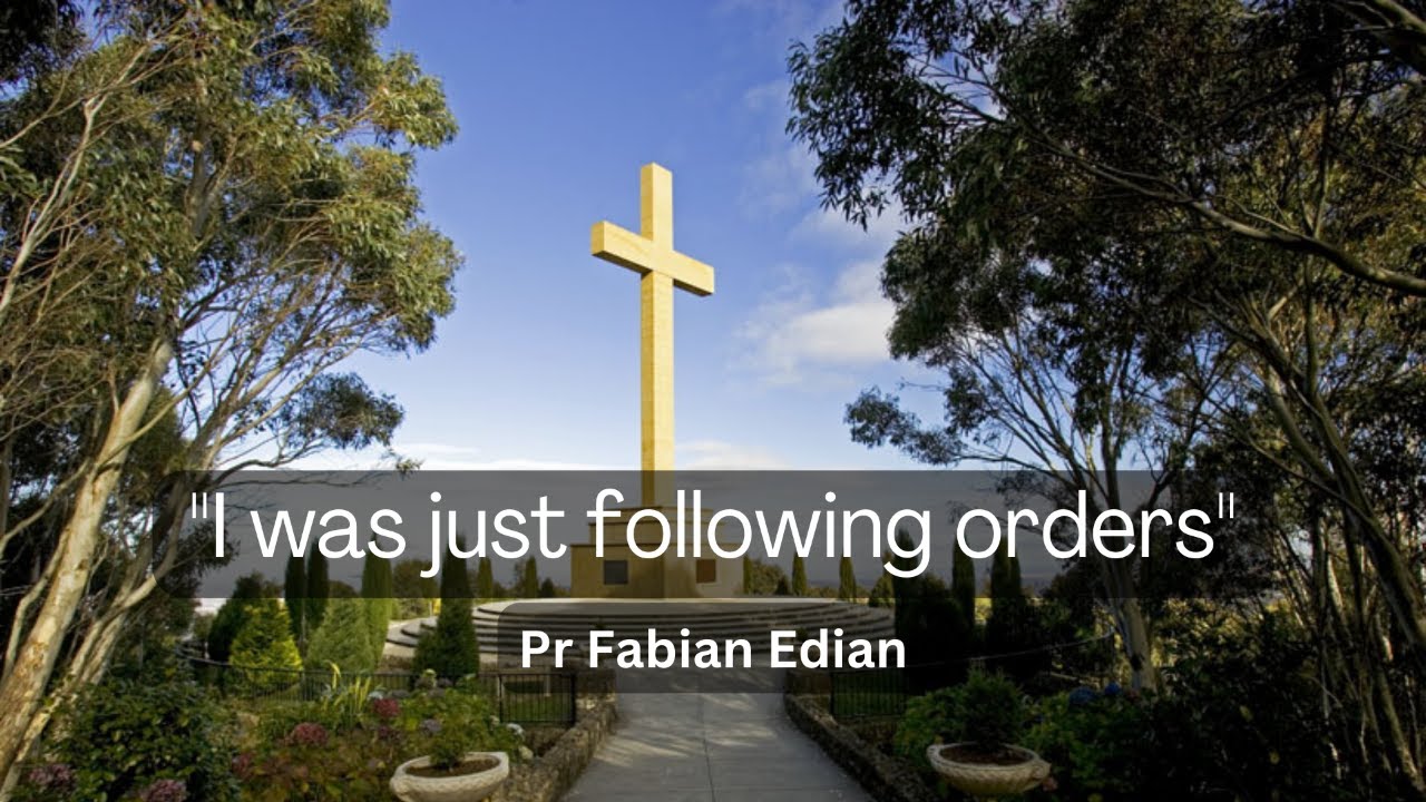 I was just following orders - Pr Fabain Edian | 03 June 2023 - YouTube