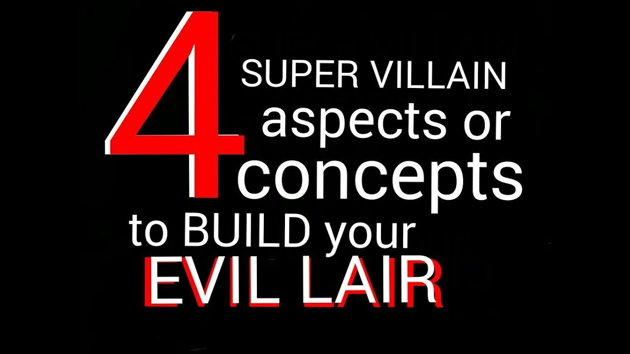 BUILD your REAL LIFE EVIL LAIR!!!! Idea's for every VILLAIN - YouTube