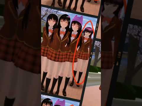 psikopat cantik depan😉🌷 belakang 😈🔪||JJ sakura school simulator