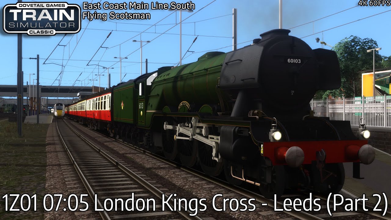 1Z01 07:05 London Kings Cross - Leeds (Part 2) - ECML South - Flying ...