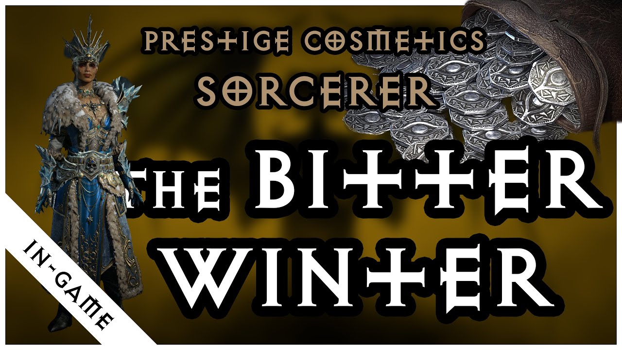 The Bitter Winter | Diablo IV Cosmetics (Sorcerer) | In-Game (4K) | 2,800 Platinum - YouTube