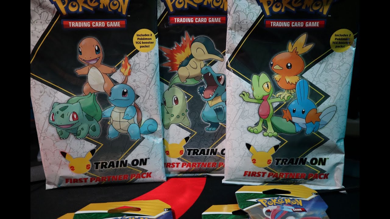 FIRST PARTNER PACKS ( Kanto,Johto,Hoenn) - YouTube