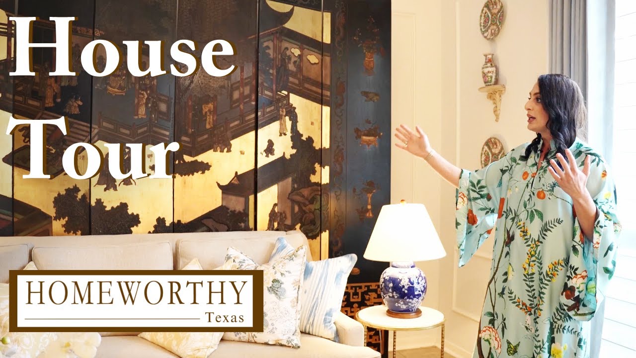 TEXAS HOUSE TOUR | Inside a Chintz-Filled Houston Home - YouTube
