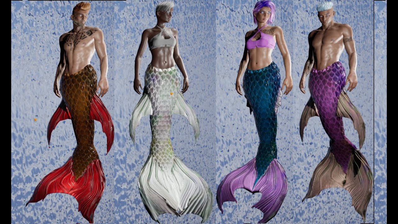 Mermaid Game Update 6 (UE 5.3) Player Character Creator demo - YouTube