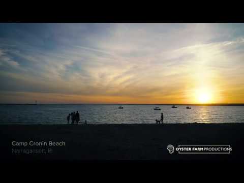 Sunset at Camp Cronin Beach, Narragansett - YouTube