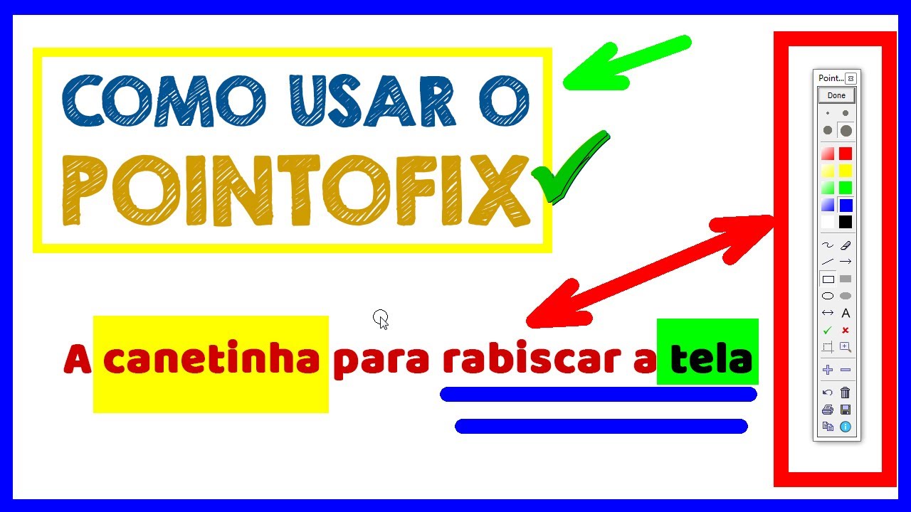 Como usar o Pointofix - saiba como usar todas as ferramentas - YouTube