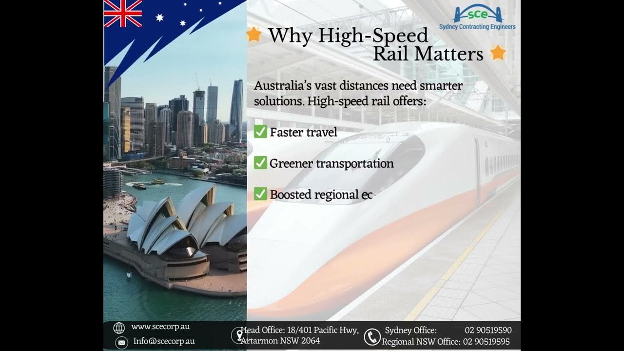 Why High-speed Rail Matters-at SCE Corp Australia? - YouTube