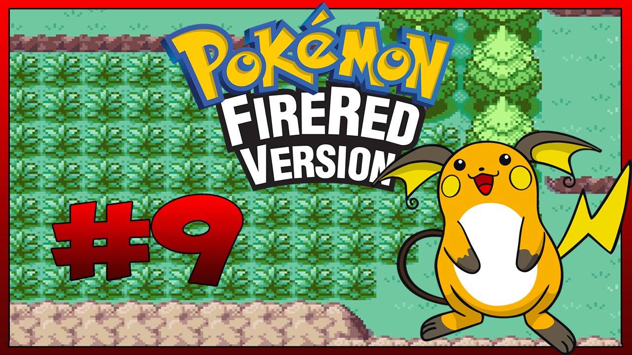 Let's Play Pokemon Firered - Episode 9: 3rd Gym - YouTube