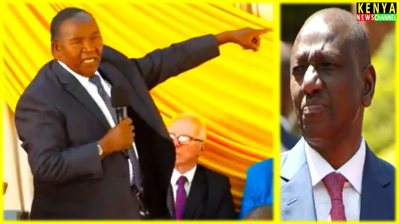 Listen what BOLD Bishop told Ruto face to face in Church today United ...
