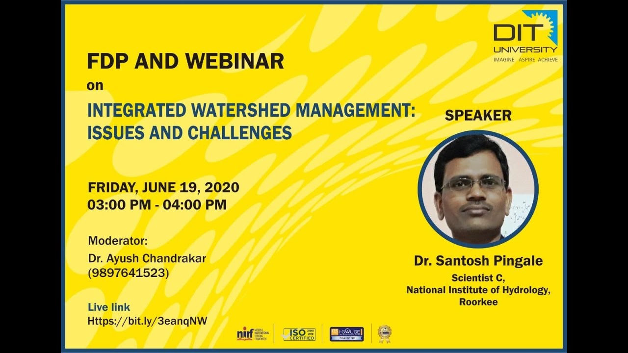 Integrated Watershed Management: Issues and Challenges - YouTube