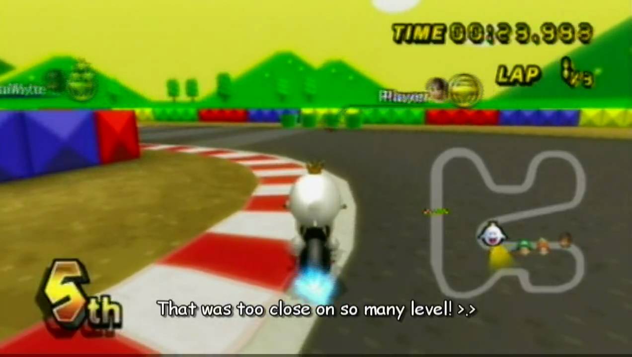 Mario Kart Wii Online - SNES Mario Circuit 3 - King Boo - YouTube