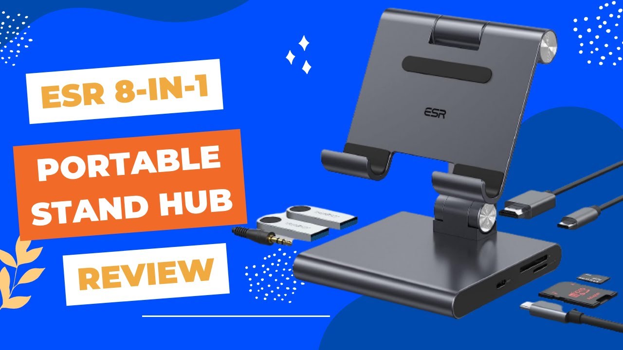 ESR Portable Stand Hub Review: The Ultimate Productivity Tool - YouTube