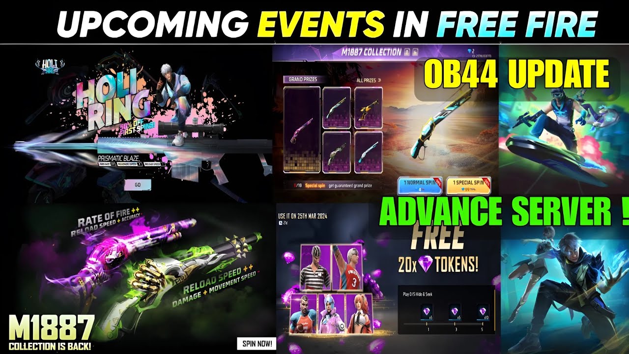 Upcoming Events in Free Fire l Free Fire Upcoming Event l FF New Event ...