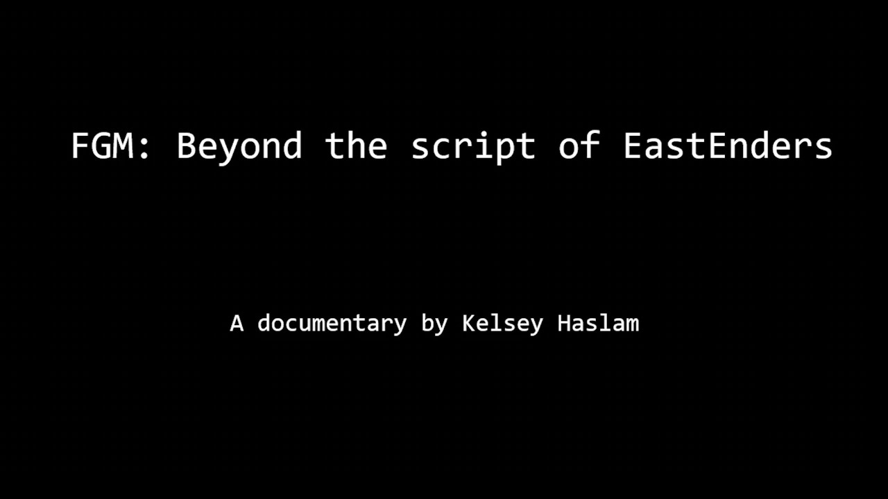 FGM: Beyond the script of EastEnders - YouTube