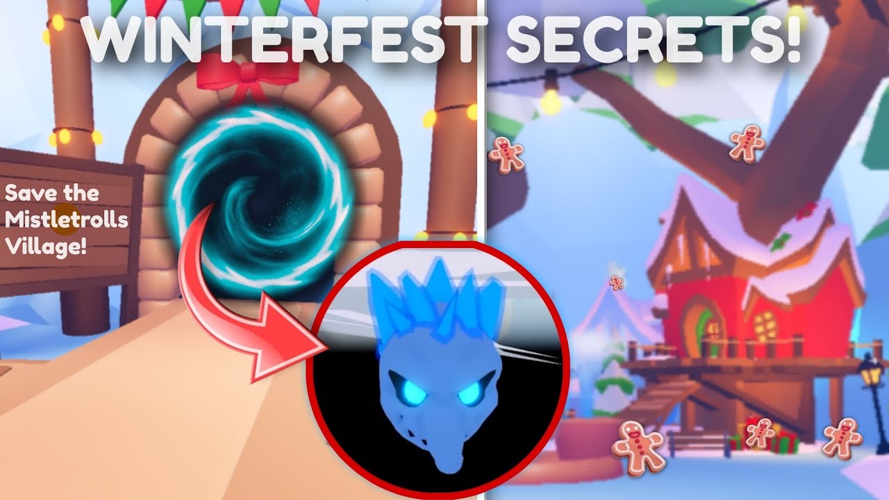 Revealing ALL the NEW SECRETS in the Adopt Me Christmas Map! - YouTube