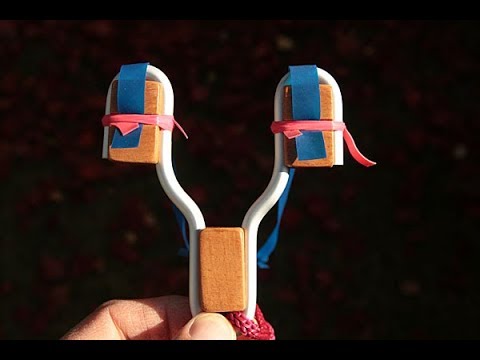 Slingshot shooting with .177 BB's is fun! - YouTube