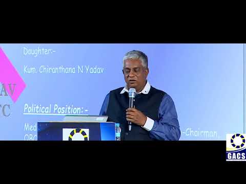 M Nagaraju Yadav, Chairman, BMTC, addressing at Bangalore Capter Launch event