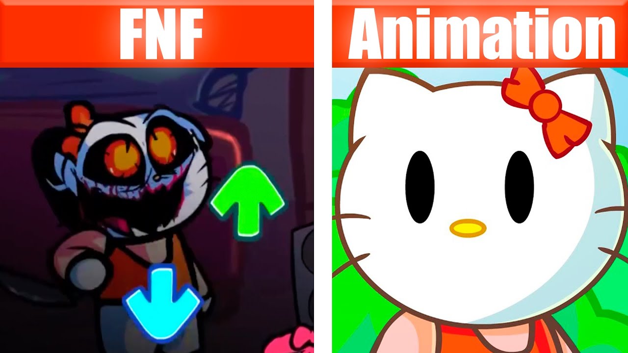 Hell On Kitty fnf mod FNF GAME vs ANIMATION - YouTube