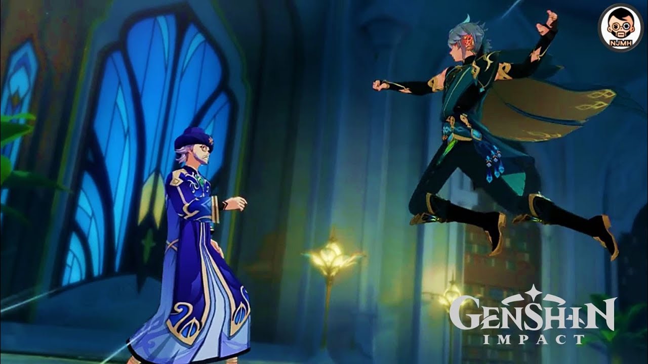 [Cutscene] Alhaitham being affected by Divine Knowledge Capsule and ...