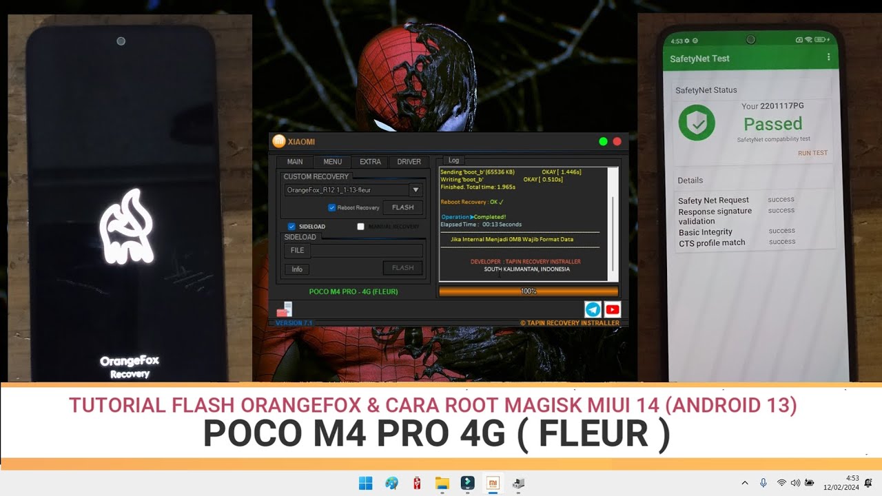 TUTORIAL FLASH ORANGEFOX & CARA ROOT MAGISK | POCO M4 PRO 4G | FLEUR | MIUI 14 | ANDROID 13 ...