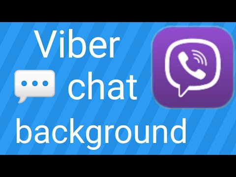 How to change Viber chat background - YouTube