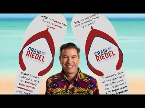 Craig Riedel CAUGHT on tape disparaging President Trump to Major GOP ...