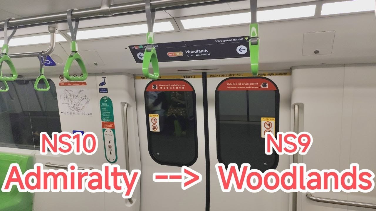 [SMRT] Alstom Movia R151 [855/856] - Admiralty to Woodlands - YouTube