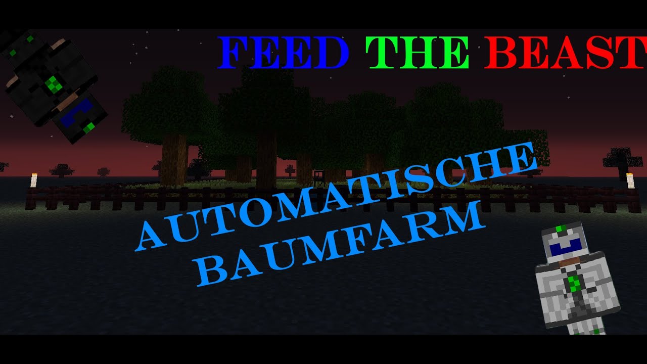 Feed the Beast Tutorial | Automatische Baumfarm [xCrafter MineAustriaCraft] - YouTube