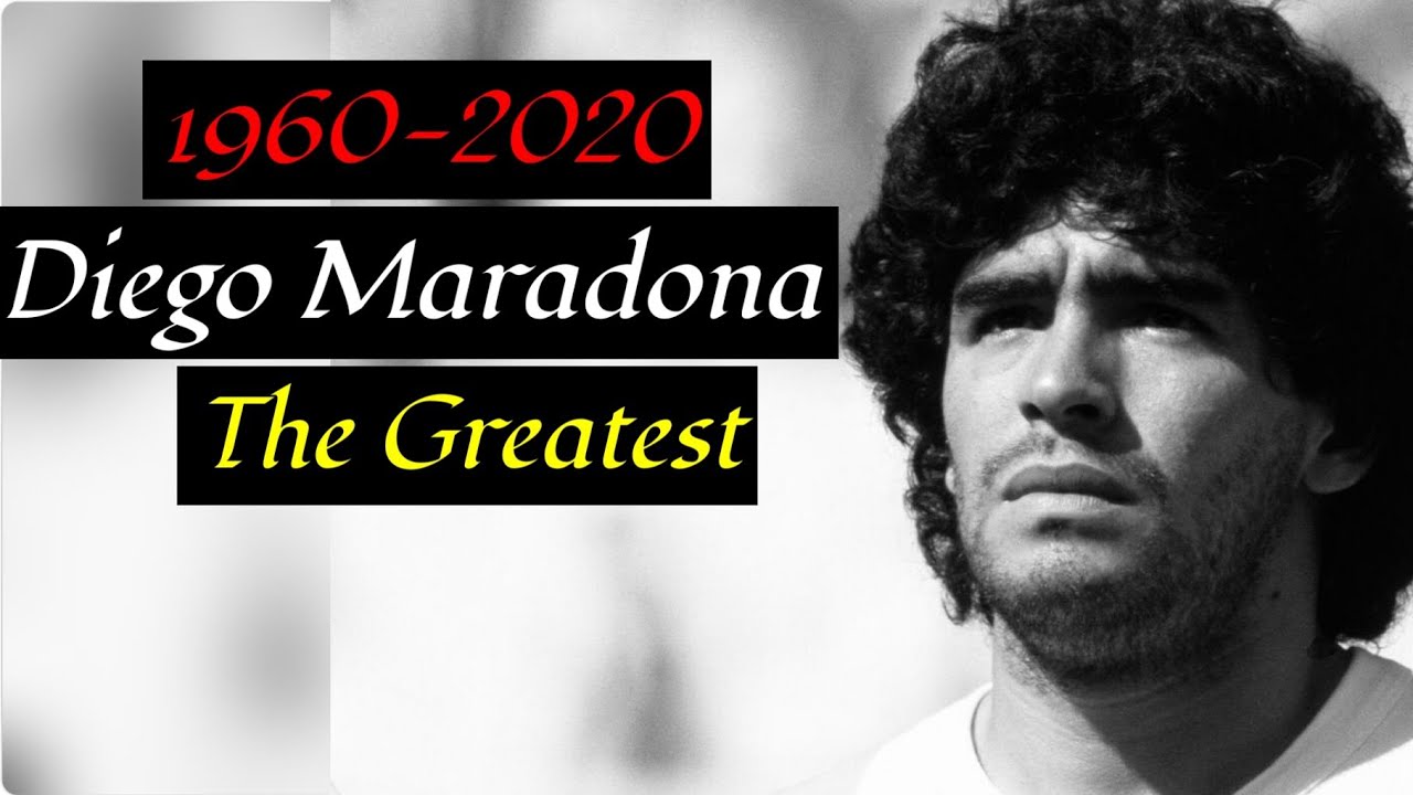 RIP Diego Maradona ⚽ The Greatest - YouTube