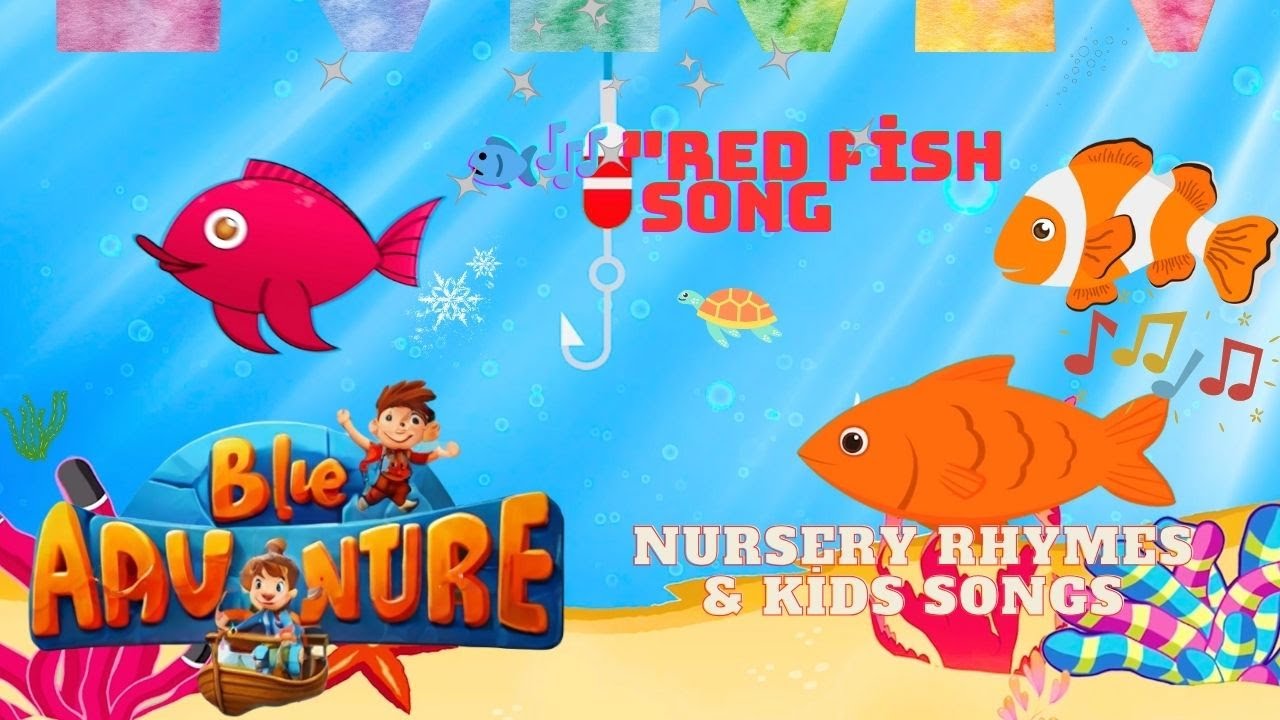 🐟🎶 "Red Fish Song | Fun Kids Music for Learning Colors | Nursery Rhyme ...
