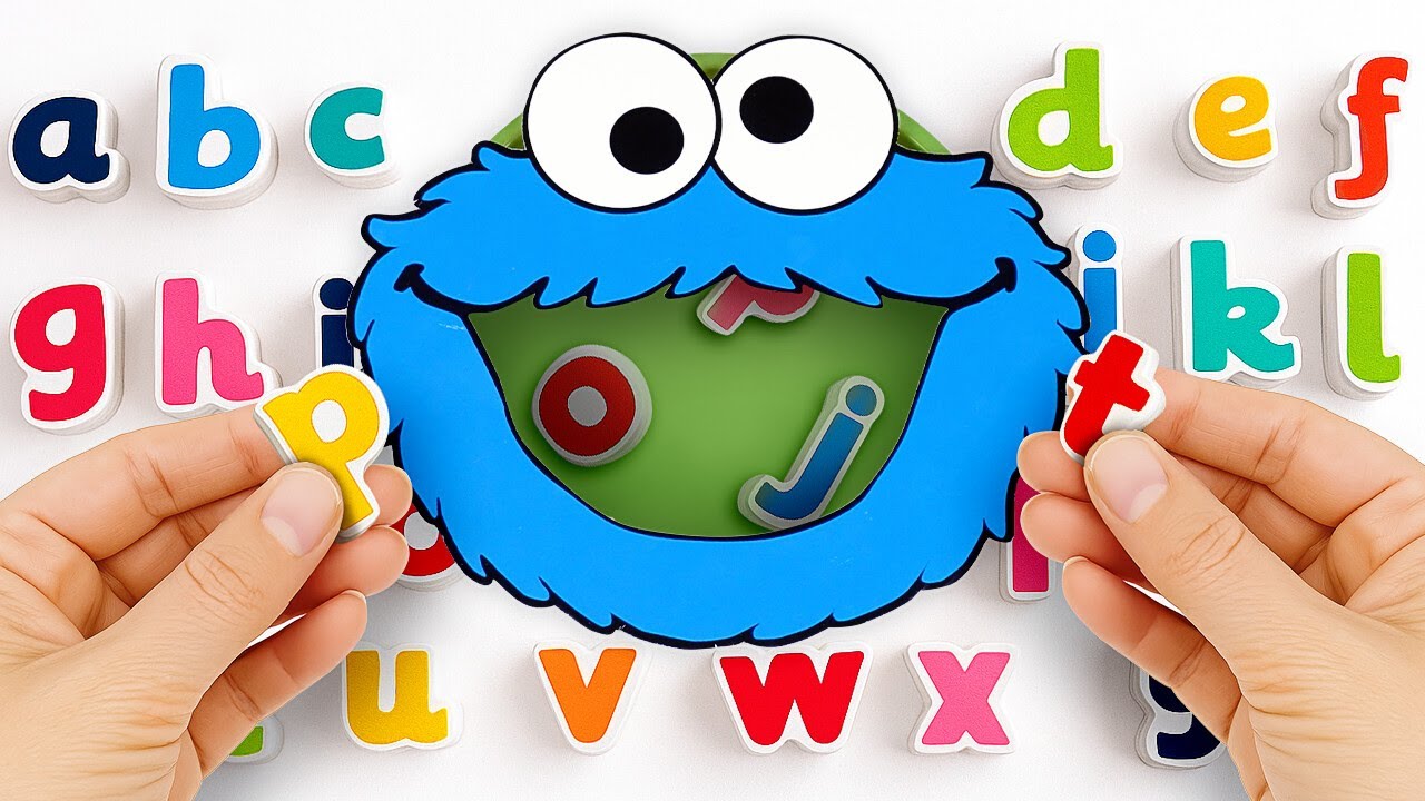 Learn ABC with Cookie Monster Activity Game | Preschool Alphabet ...