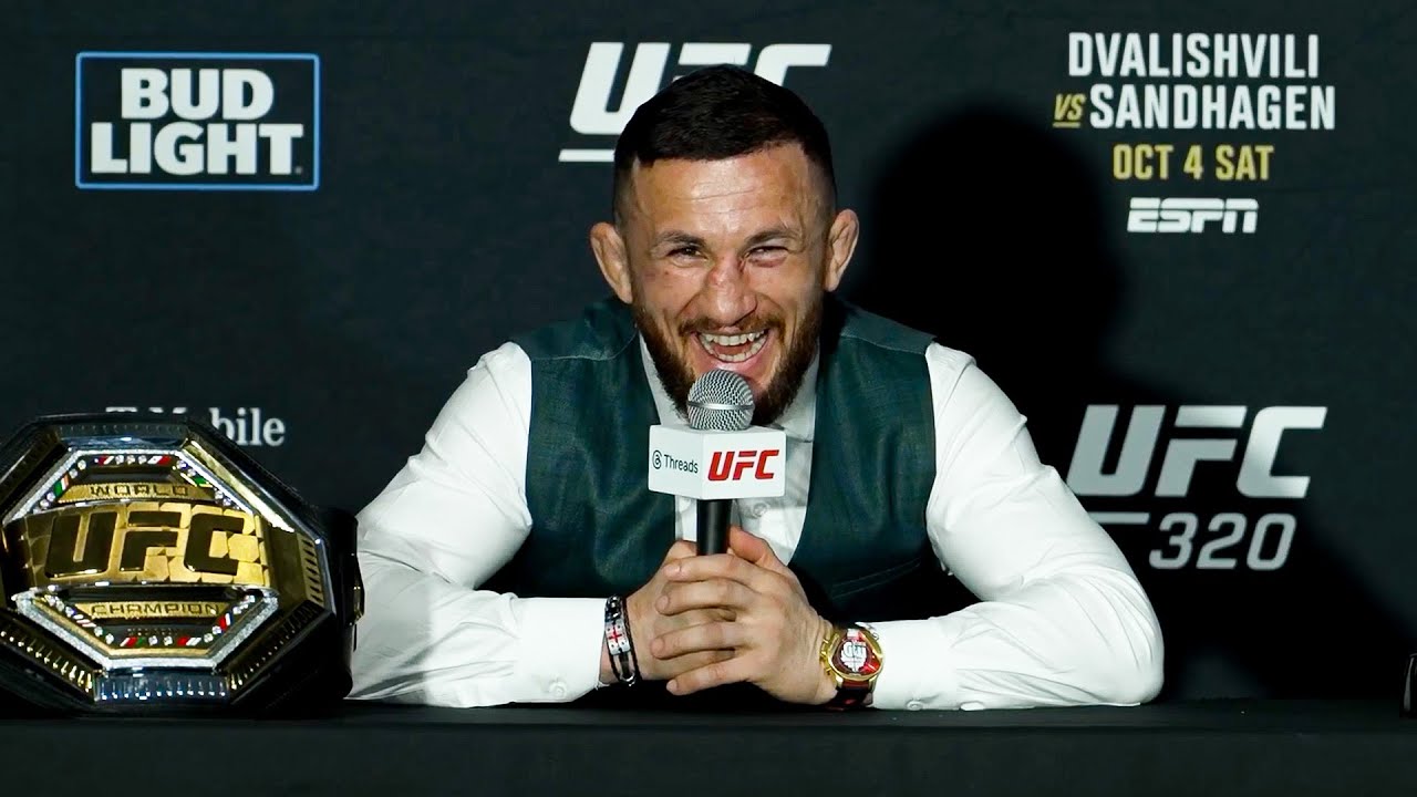 Merab Dvalishvili Post-Fight Press Conference | UFC 320 - YouTube