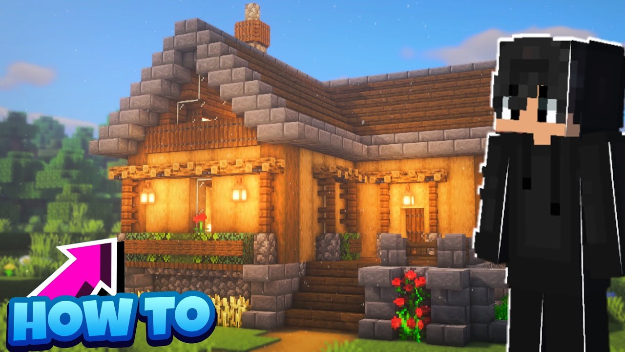 How to Build Medium Farm House in Minecraft Tutorial (#49) - YouTube