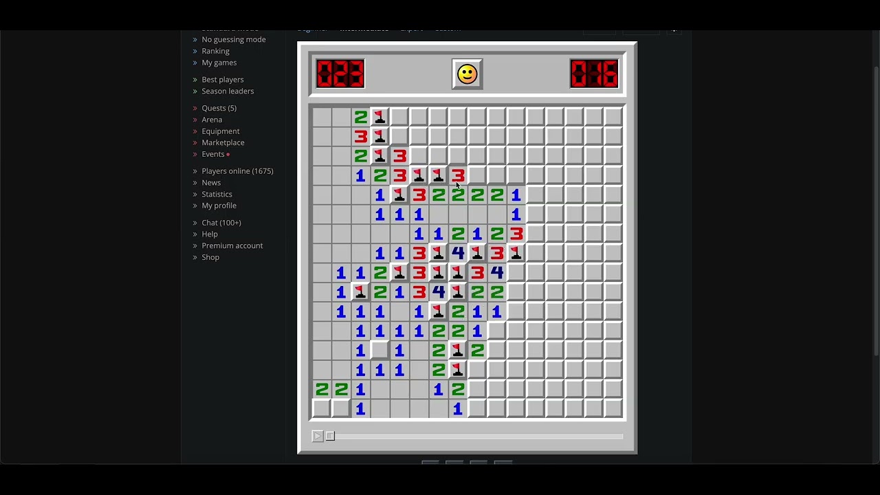 39s minesweeper intermediate - YouTube