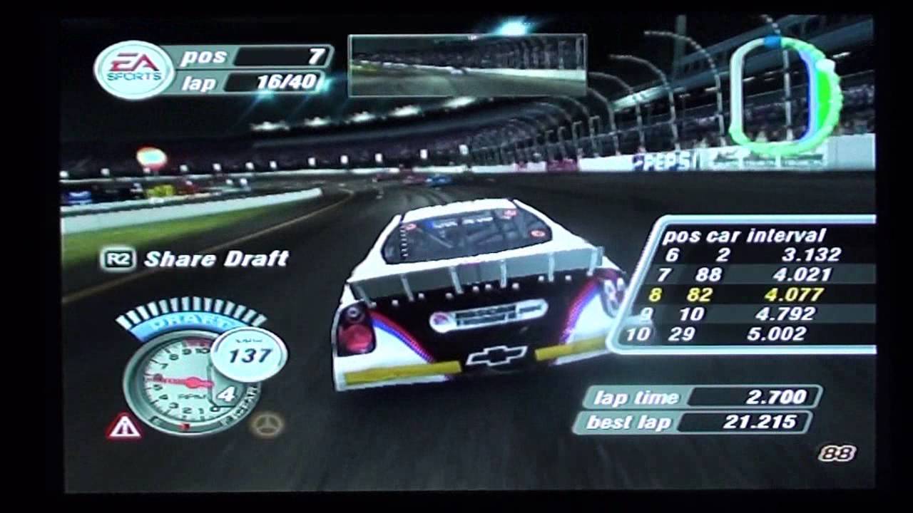 NASCAR Thunder 2004 (PS2) - Race 11/36 - Pontiac Excitement 400 - YouTube