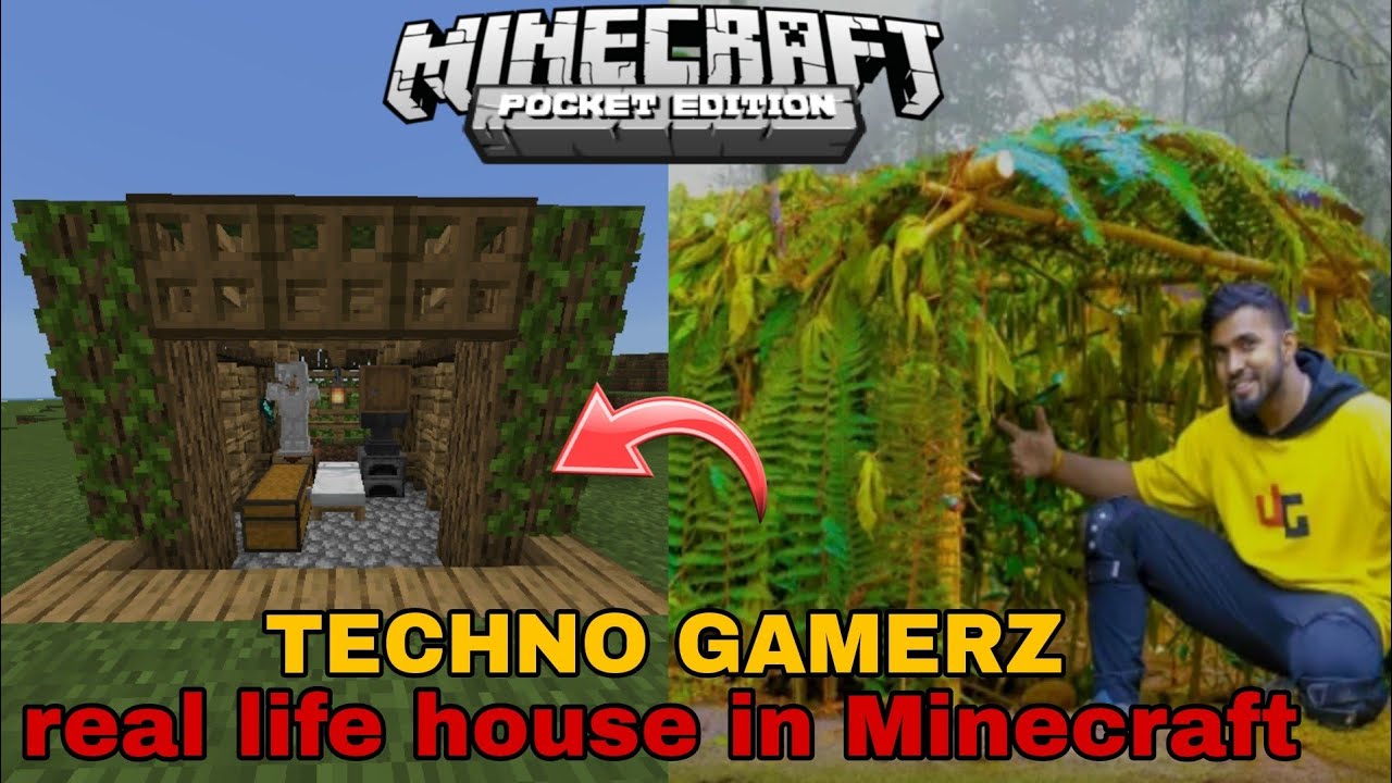 techno gamerz real life house in Minecraft - YouTube