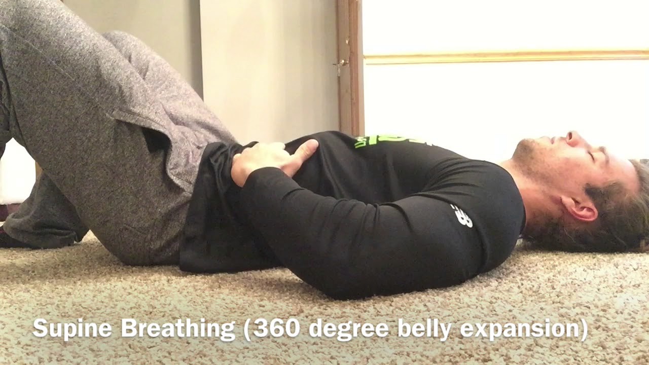 Supine Breathing - YouTube