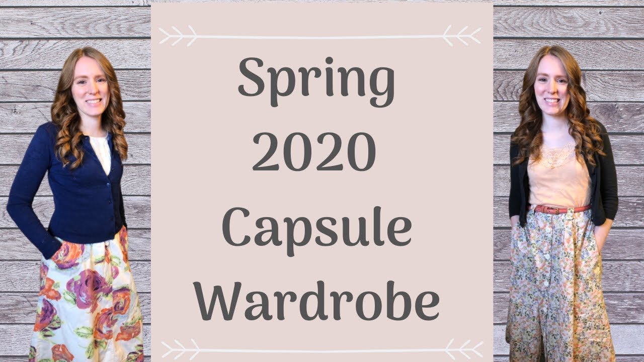 Spring 2020 10-Item Capsule Wardrobe - YouTube