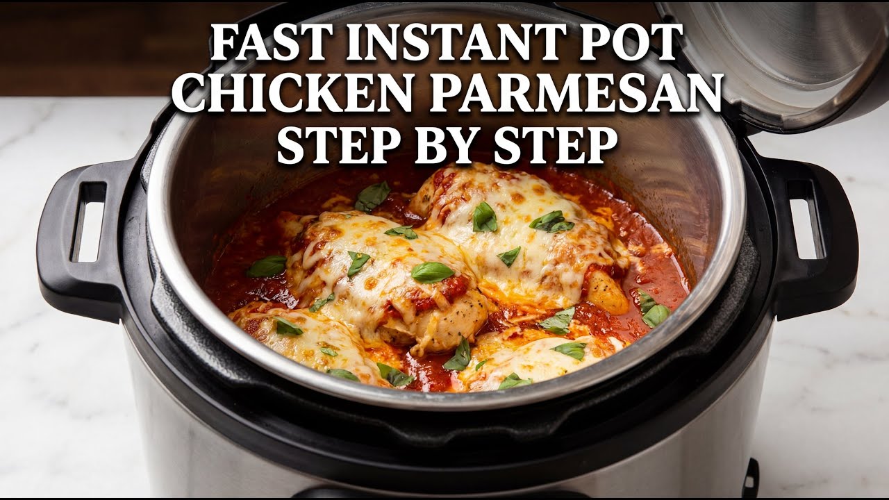 Fast Instant Pot Chicken Parmesan Cooking Guide Step By Step - YouTube