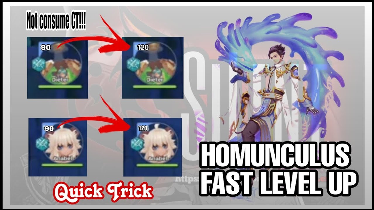 HOW TO FAST LEVEL UP HOMUNCULUS || @ojhansilent269 - YouTube