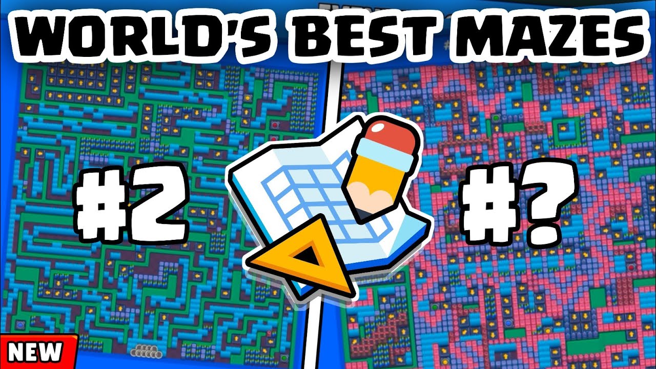 World's Best TOP 5 IMPOSSIBLE Maze Maps To Shock Your Friends In Brawl ...