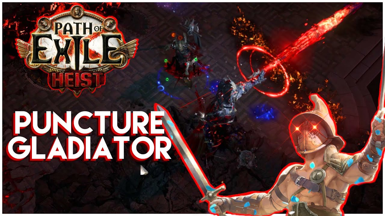 PoE 3.12 - Bow Puncture Gladiator build guide - YouTube