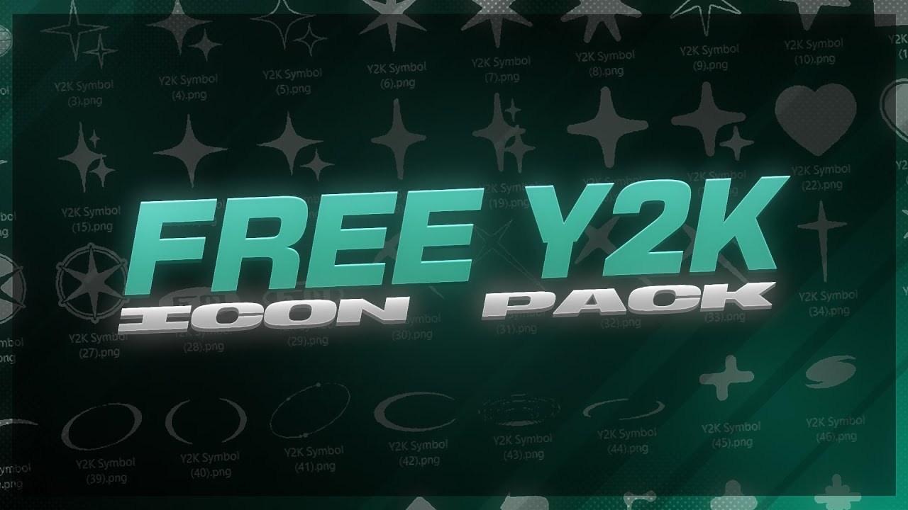 🌠FREE Y2K PNG SYMBOLS PACK [.png] [OVER 300 SYMBOLS] - YouTube