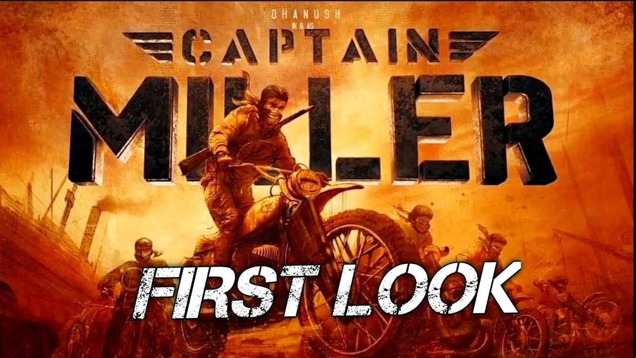Captain Miller First Look Release Date | Dhanush | Shiva Rajkumar - YouTube
