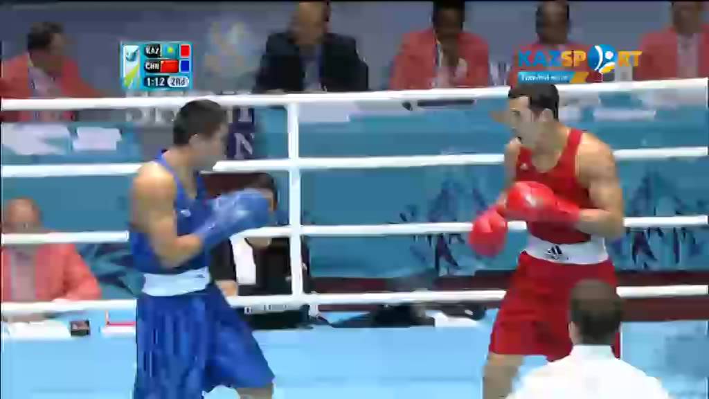 Men's Light Heavy (81kg) Quarterfinal NIYAZYMBETOV Adilbek(KAZ) - ZHANG ...