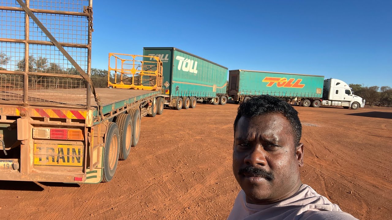 How beautiful the red sand Welcome back #roadtrain #travel #australia # ...