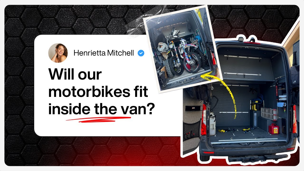 MOTOVAN: The Sprinter Van with a Built-In Motorcycle Garage! - YouTube