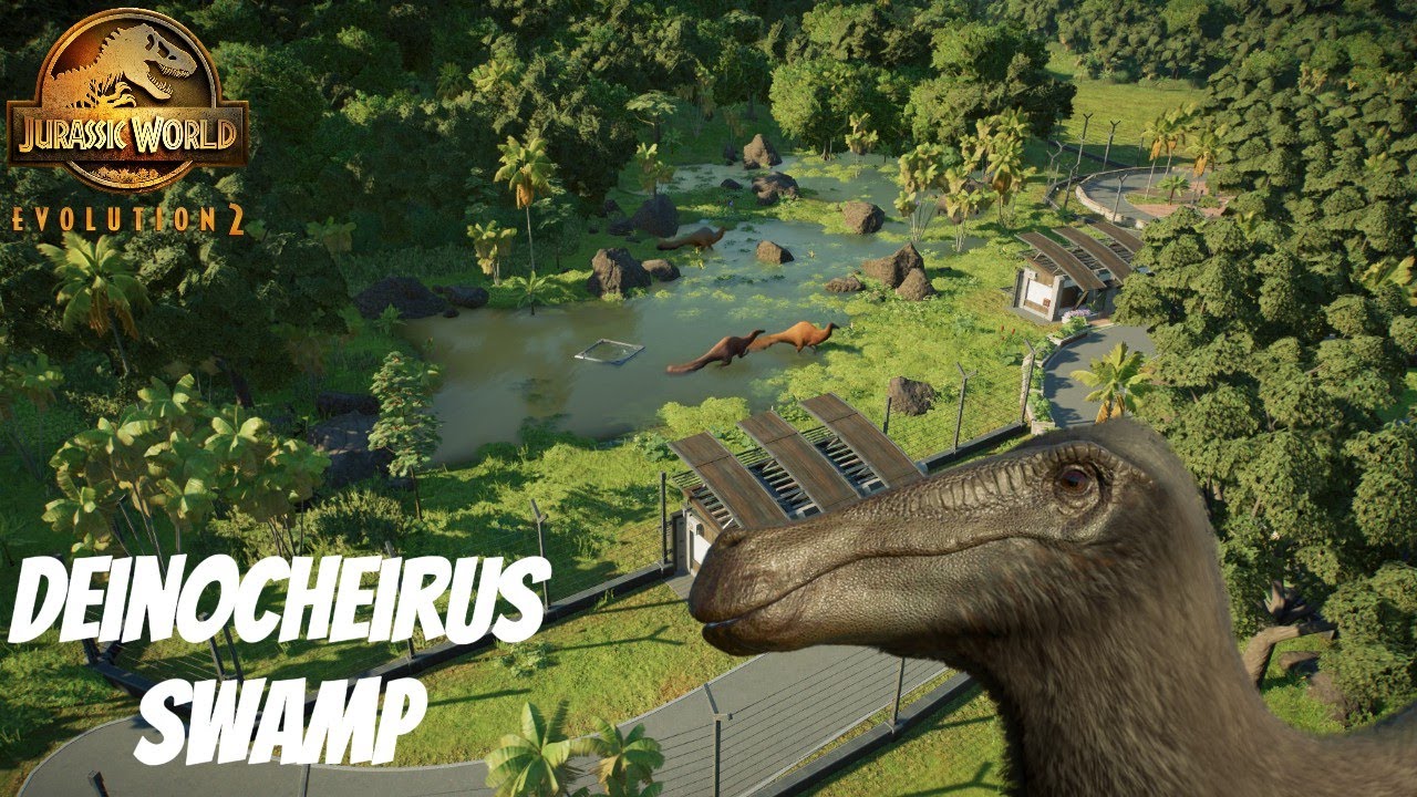 Deinocheirus Swamp Isla Nublar Speedbuild ---- Jurassic World Evolution ...