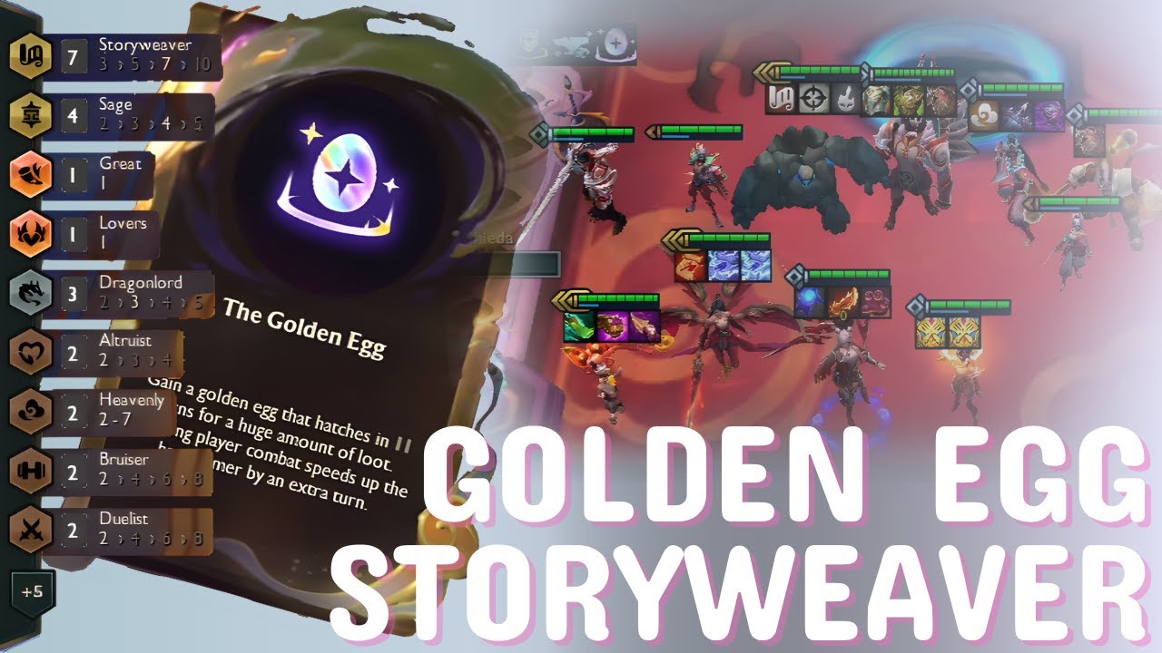 CRAZY GOLDEN EGG STORYWEAVER BOARD | BYE BYE SET 11 | RANKED TFT SET 11 - YouTube