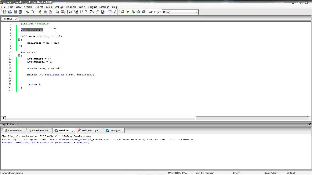 [C] 2 - Operadores, funções e tabela ASCII - YouTube